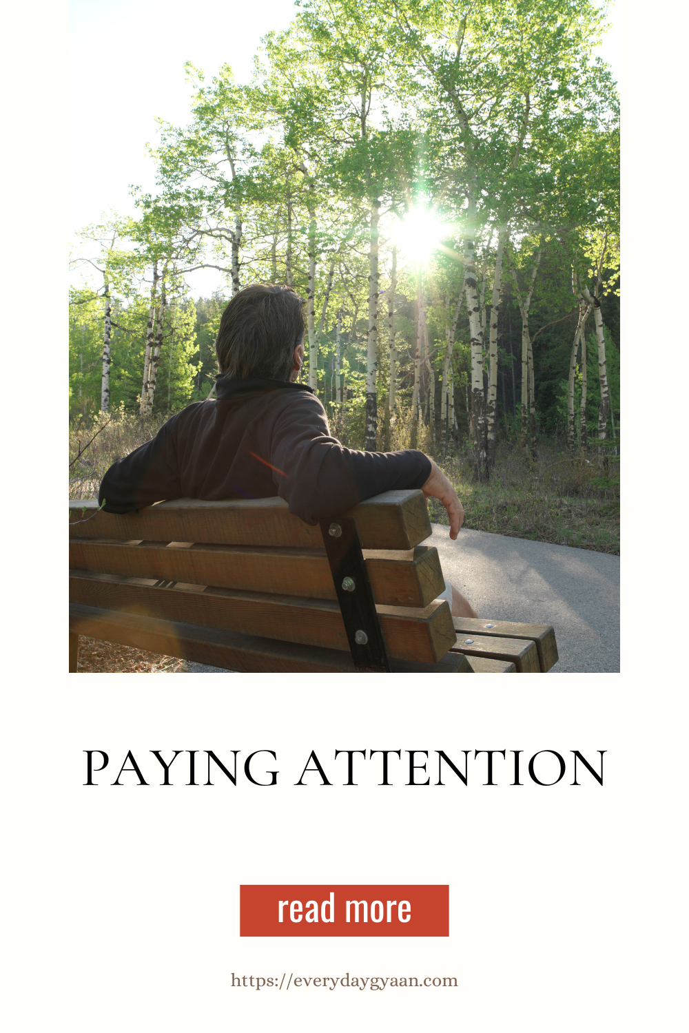 Everyday Gyaan Paying Attention